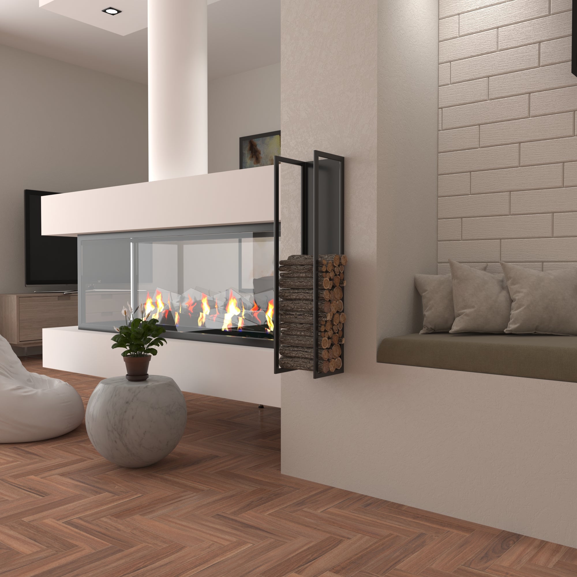 Wall Mounted Firewood Racks - Grandmix