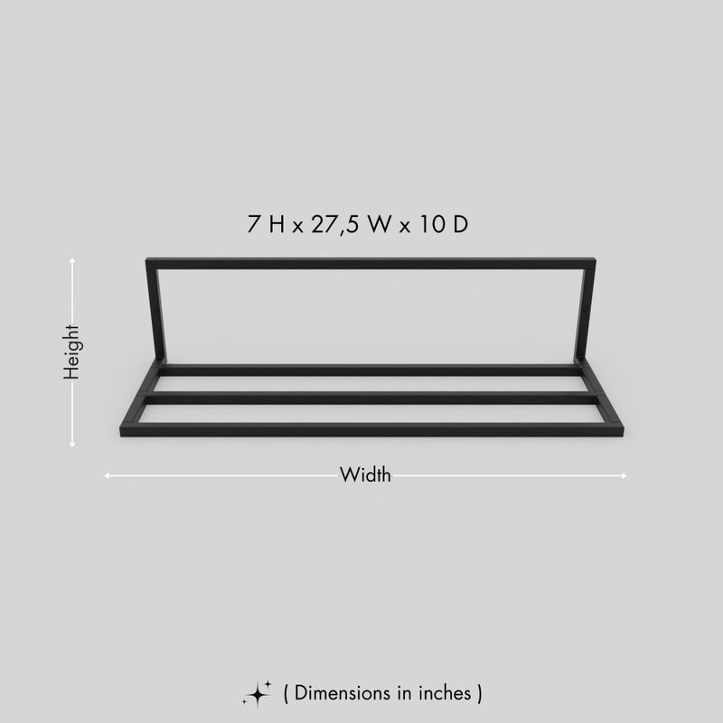 Modern Design Metal Shoe Rack - Entrway Furniture - Grandmix