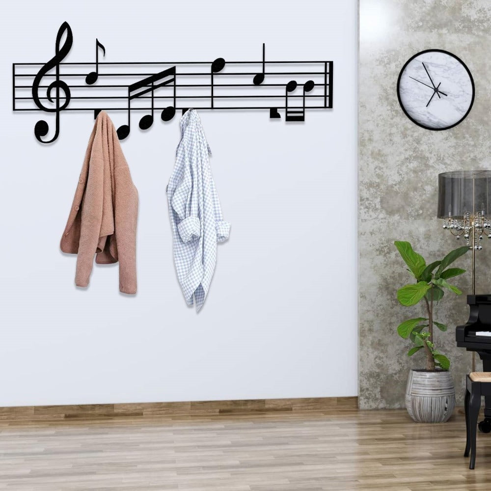 Music Notes Hanger - Coat Rack - Grandmix